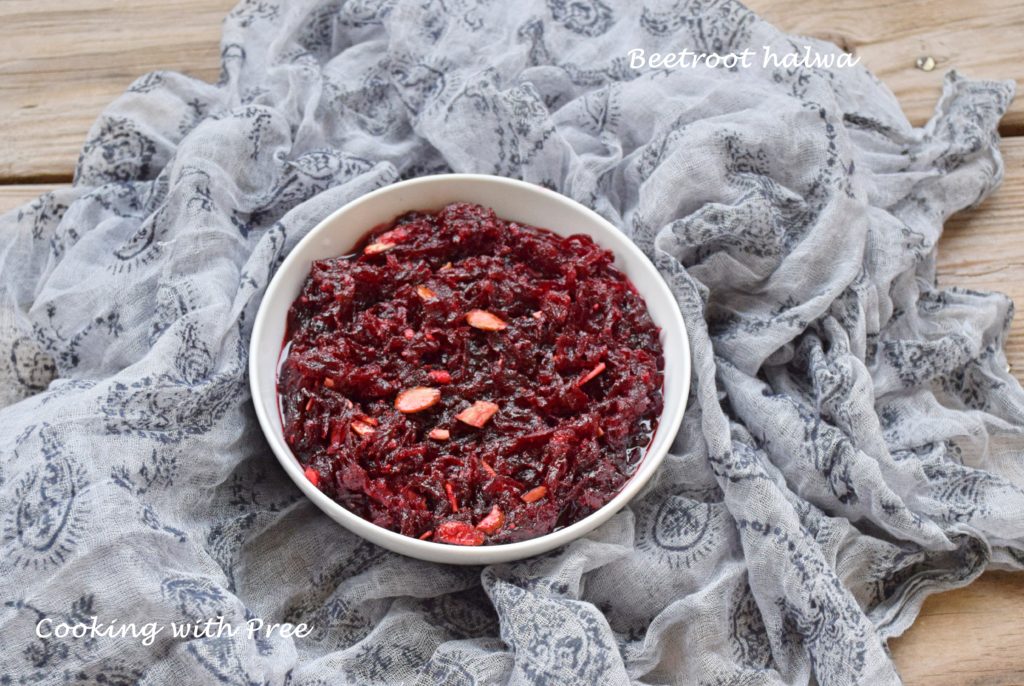 10 minute Beetroot Halwa| OPOS Beetroot halwa | Cooking with Pree